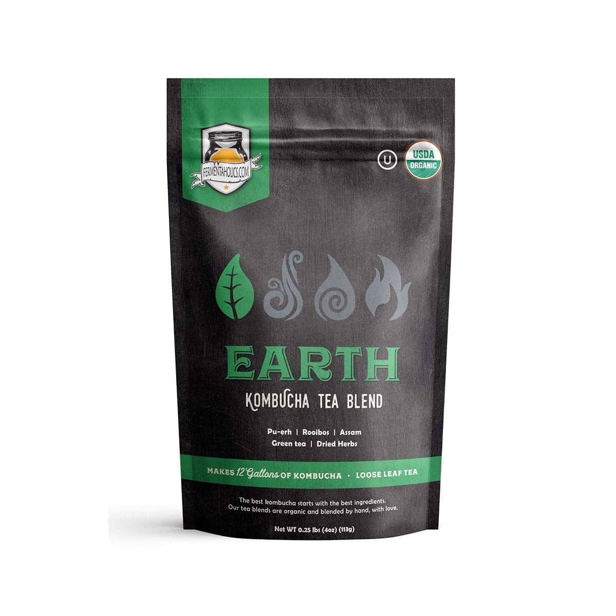 Earth Blend, Element Kombucha Tea Blends - Perfect for Brewing Kombucha ...