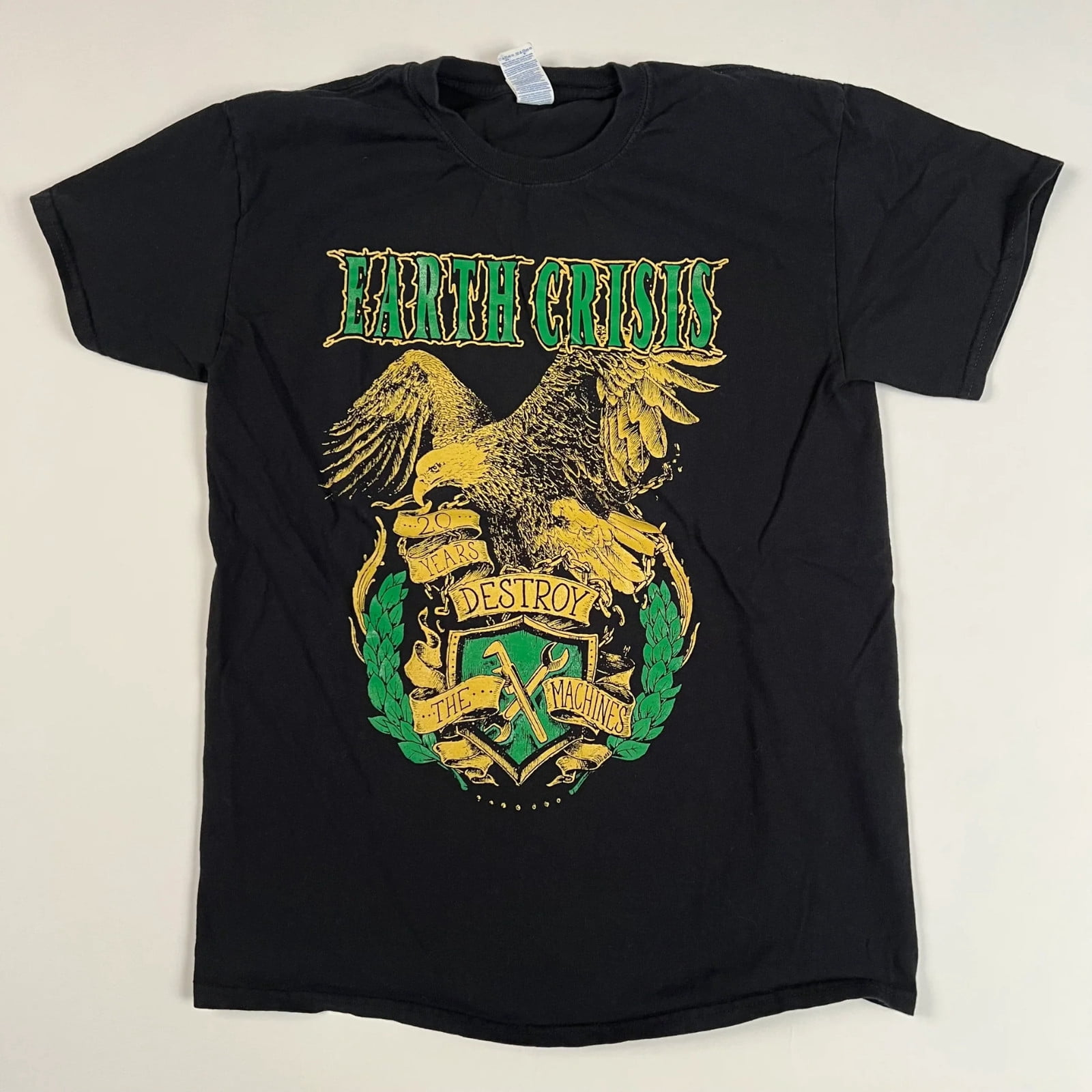 Earth Crisis Shirt Medium 20 Years Of Destroy The Machines EN266 ...