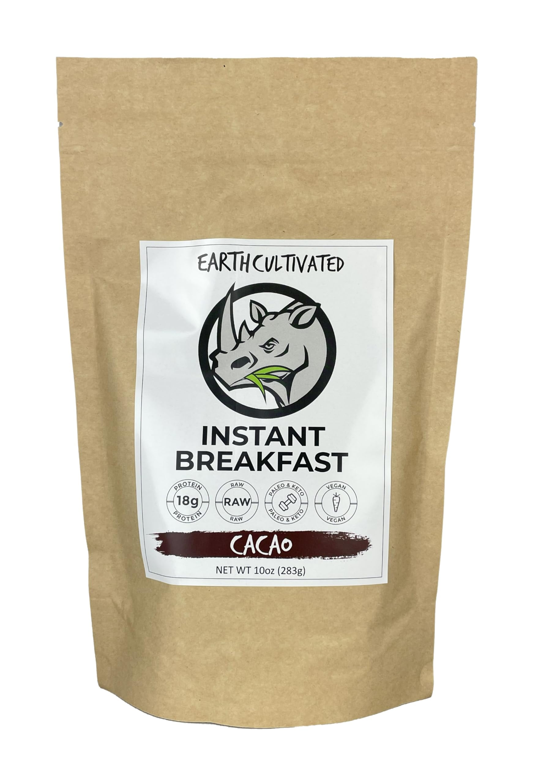 Earth Cultivated Instant Breakfast™ - Premium Raw H2FSDPlant Protein ...