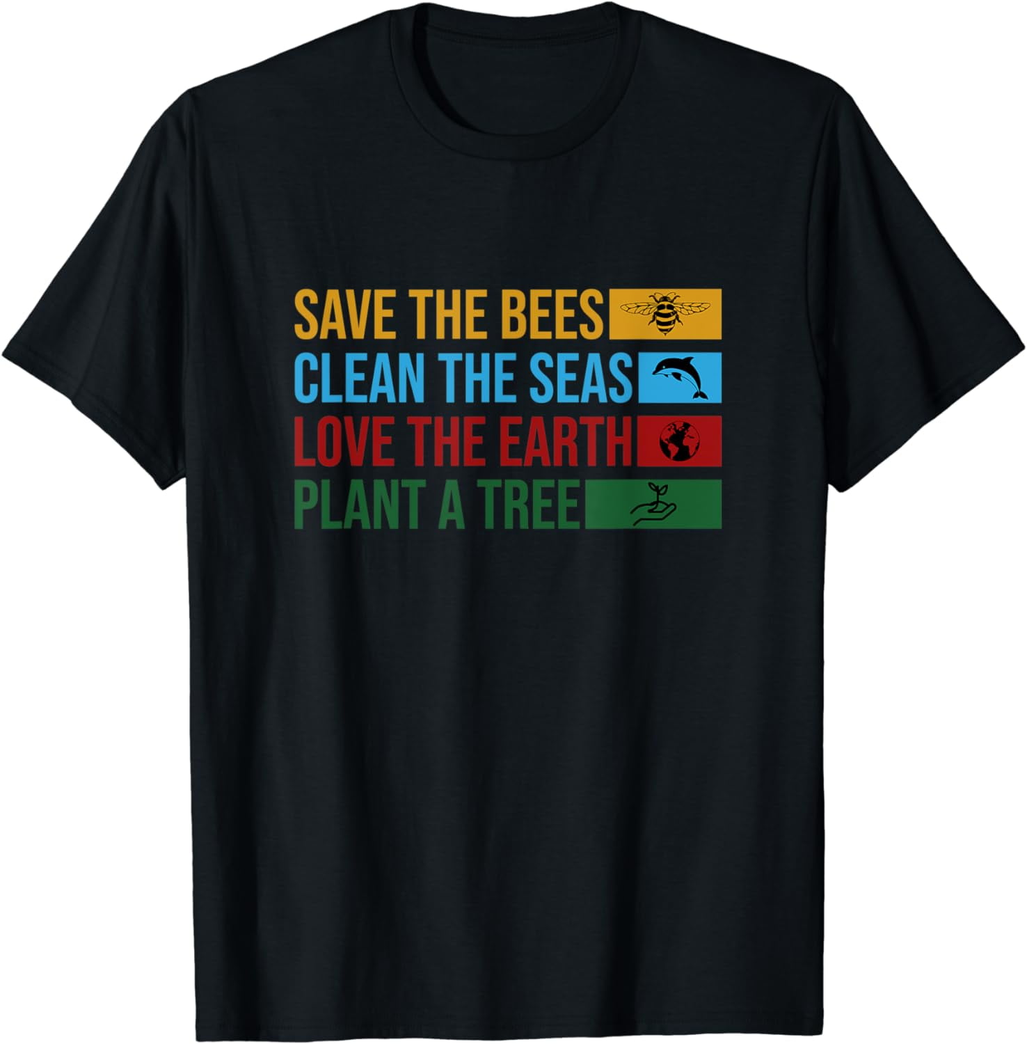 Earth Day 2024 Planet Environmental Science Save The Bees T-Shirt ...