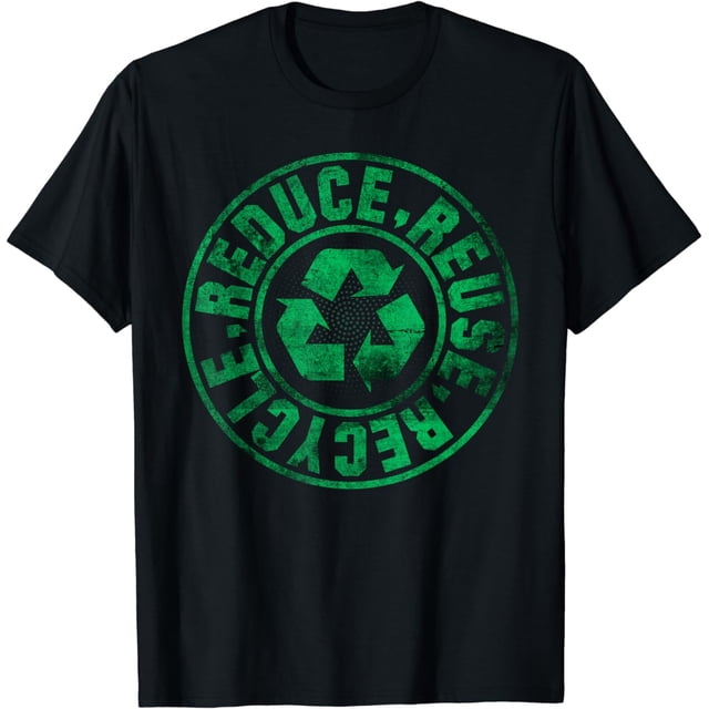 Earth Day 2024 Reduce Reuse Recycle T-Shirt - Walmart.com