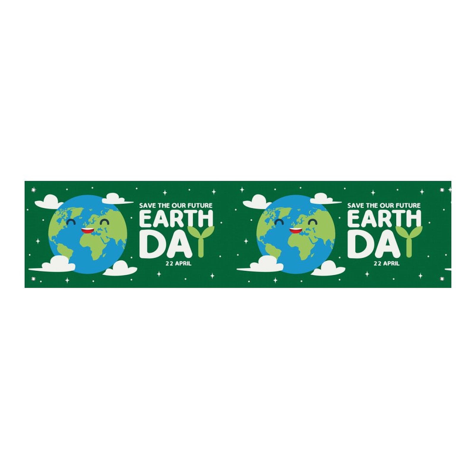 Earth Day Banners Flag Hanging Backdrop Sign Wall Decoration And ...
