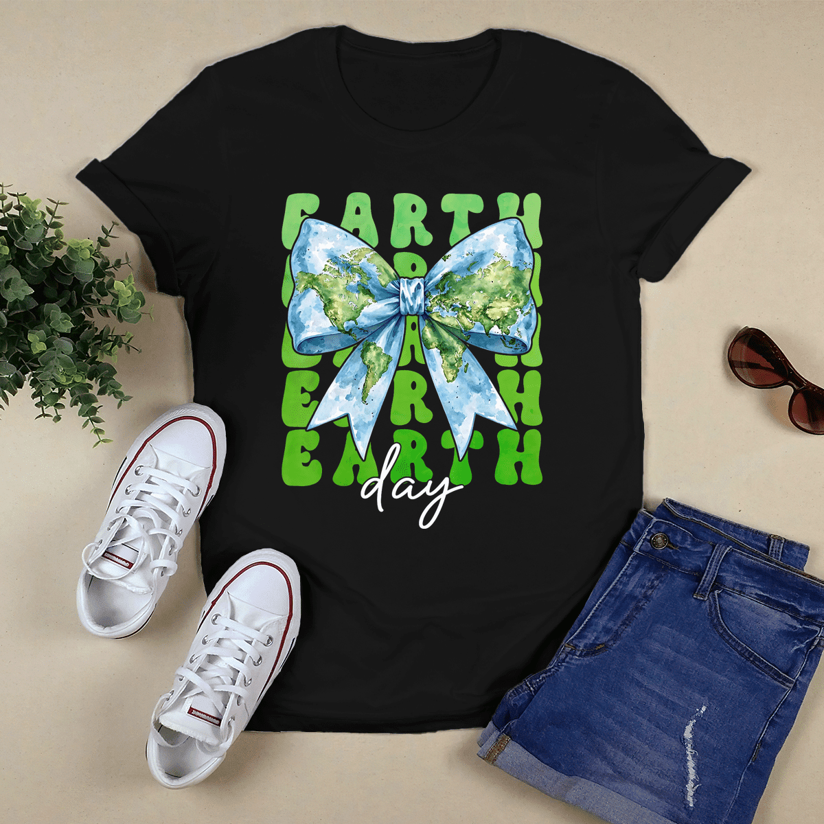 Earth Day Coquette Bow Restore Earth 2025 Men Women Earth Day Classic ...