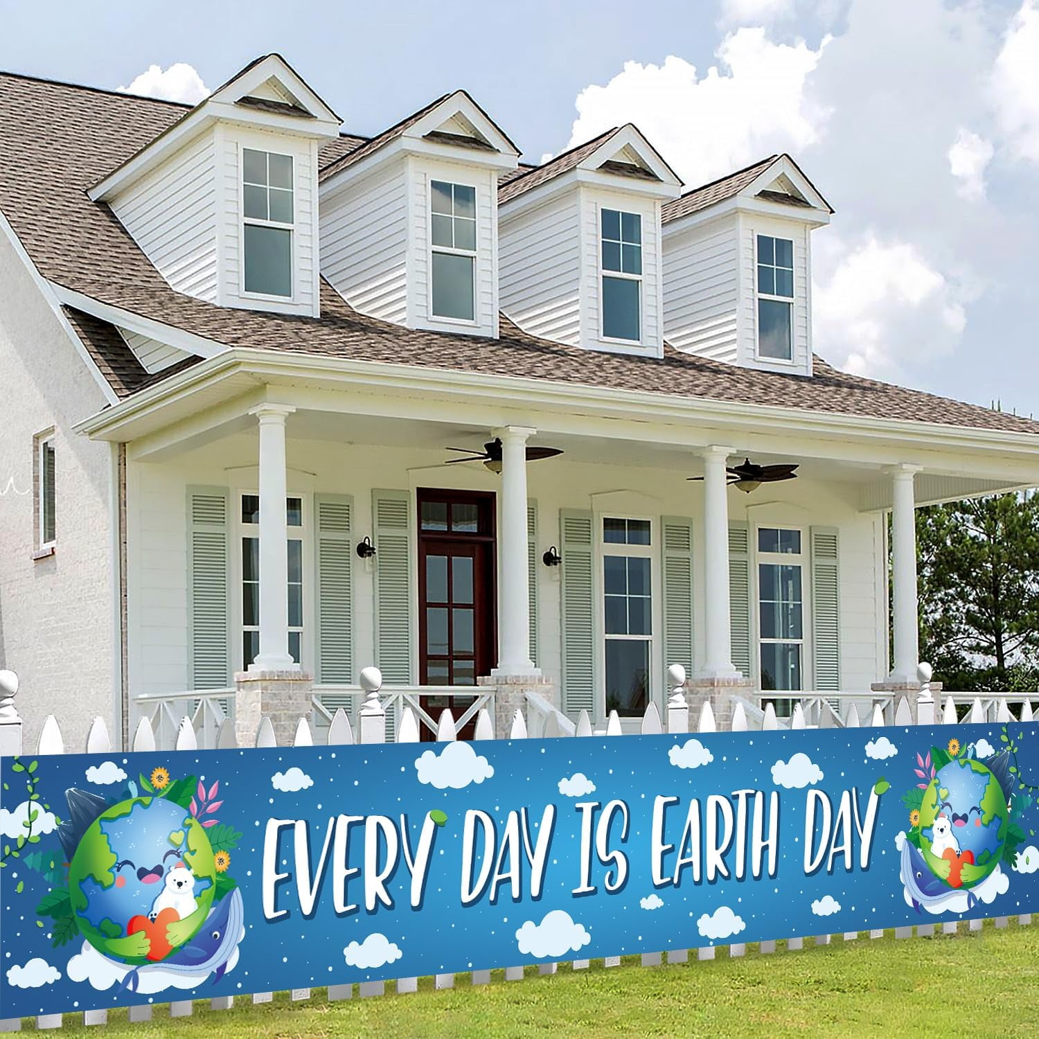 Earth Day Decorations Garden Banner, Every Day is Earth Day Banner ...