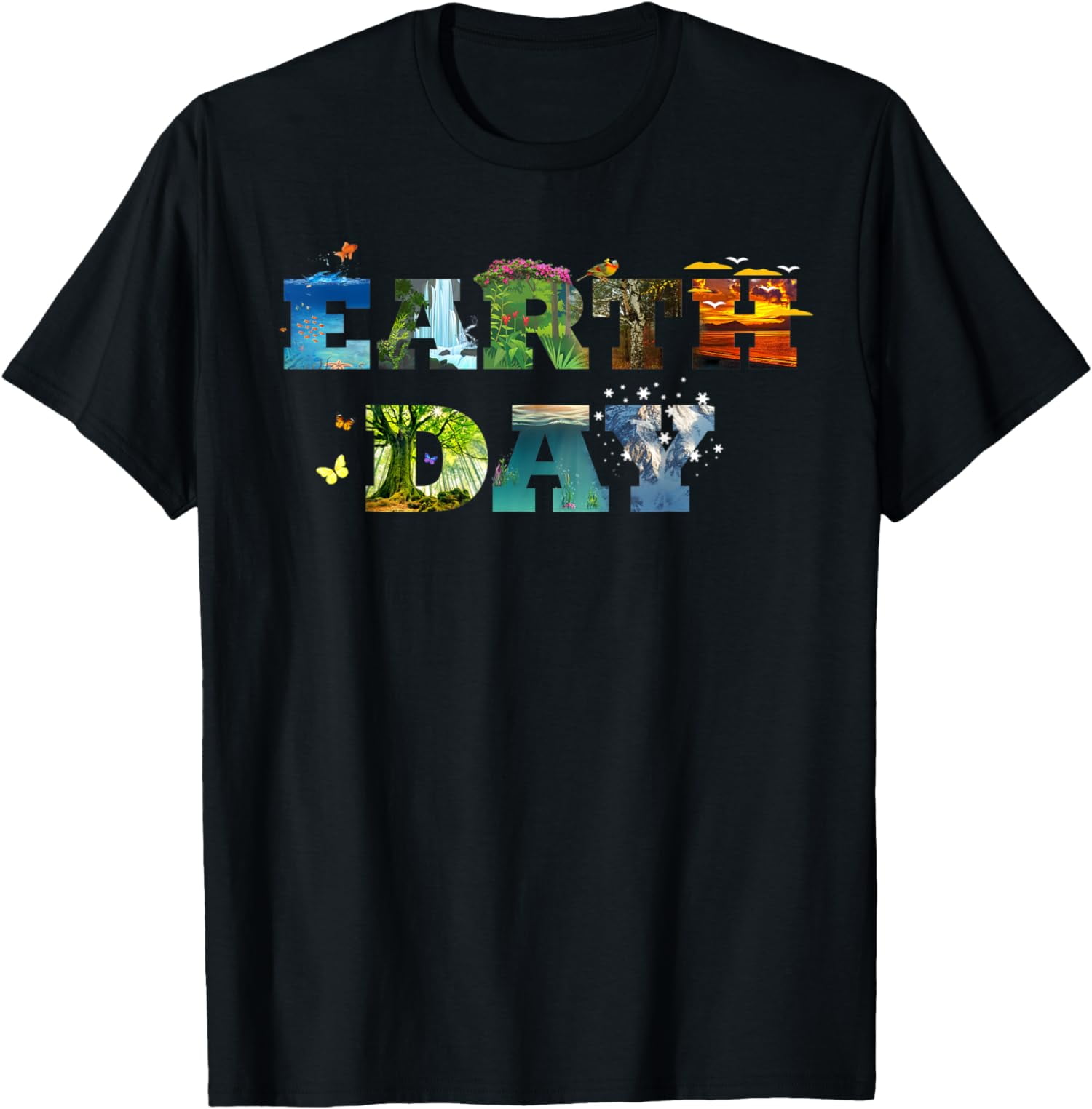 Earth Day Environmental Protection Save Tree and Animals T-Shirt ...