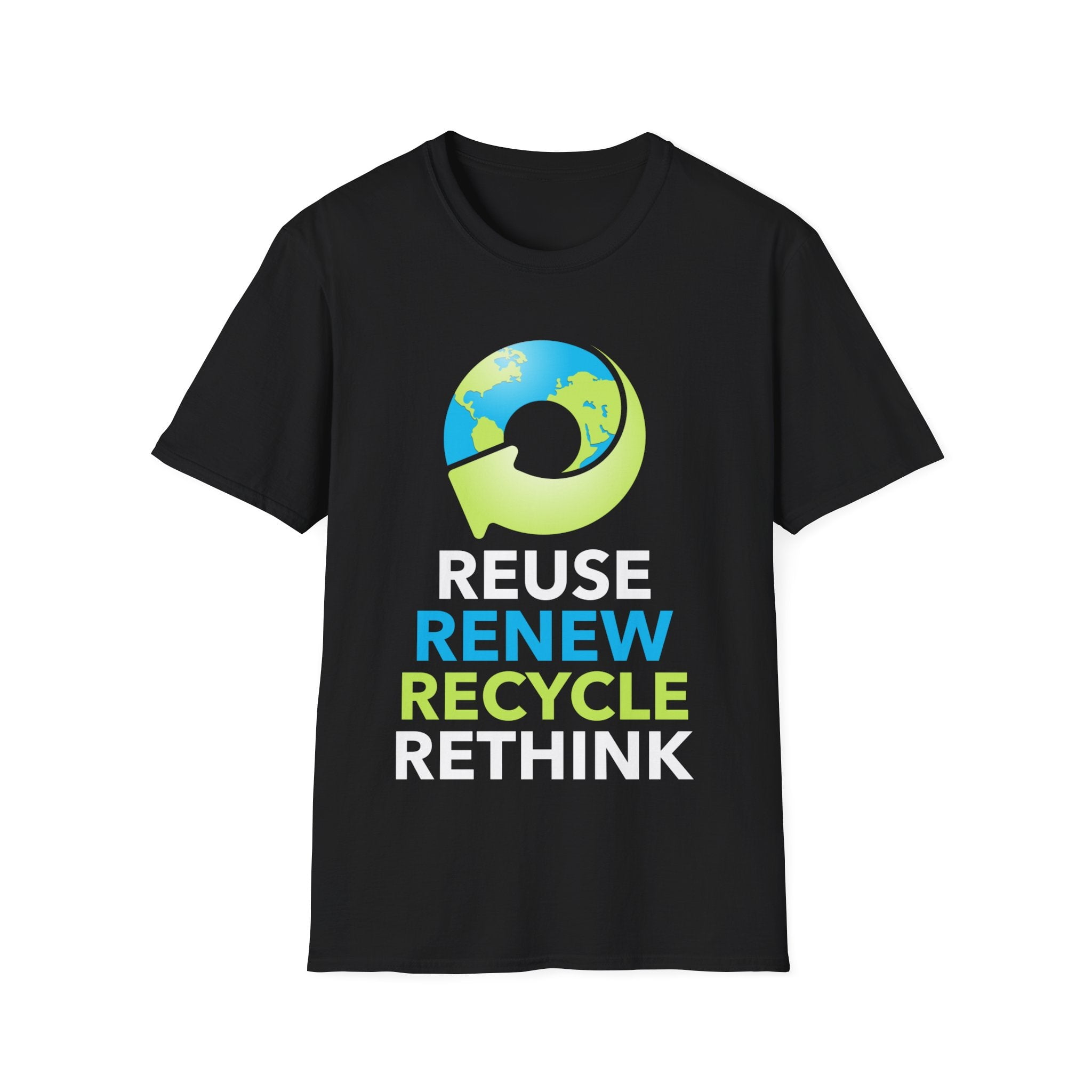 Earth Day Environmental Symbol Reuse Renew Rethink Environment Shirts ...