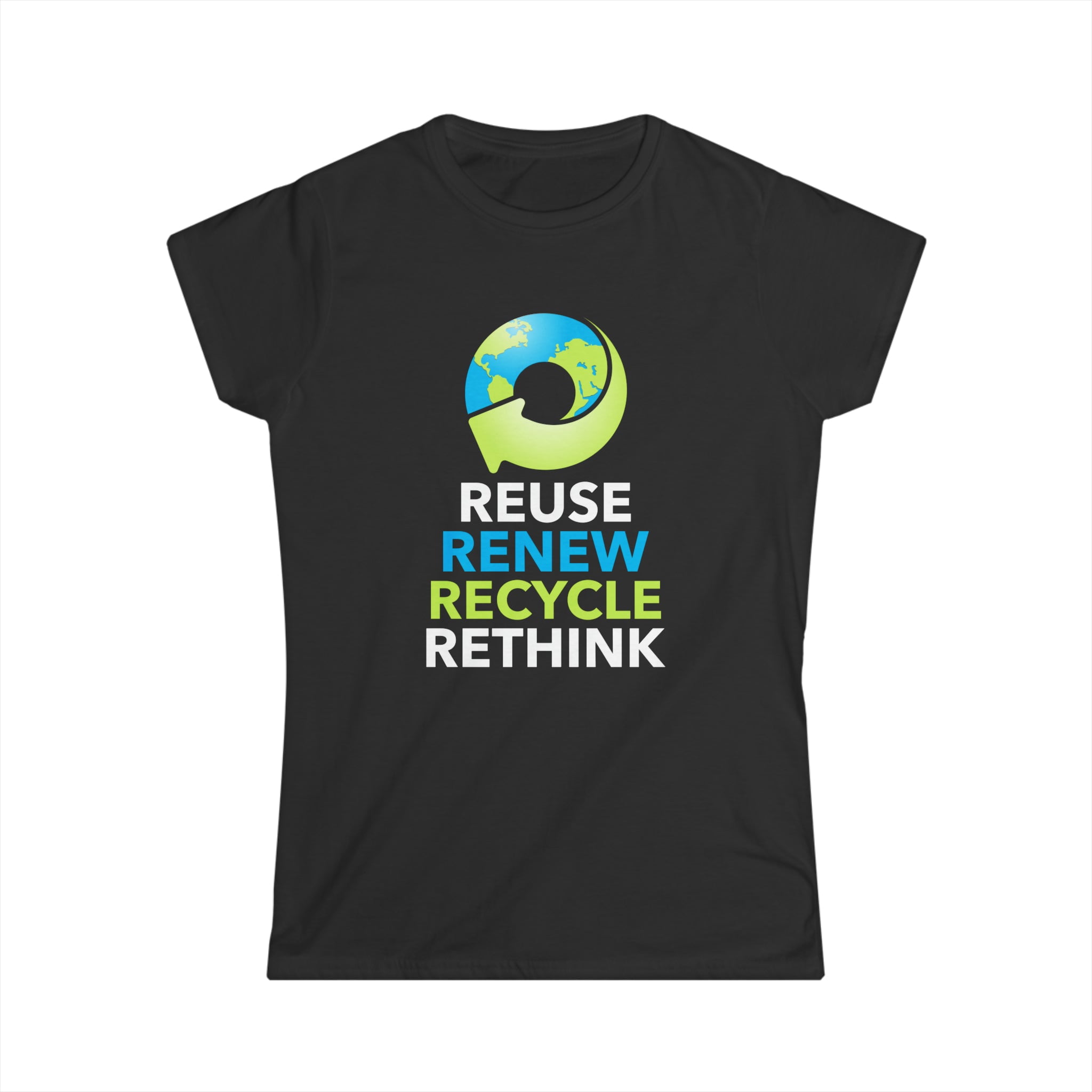 Earth Day Environmental Symbol Reuse Renew Rethink Environment Shirts ...