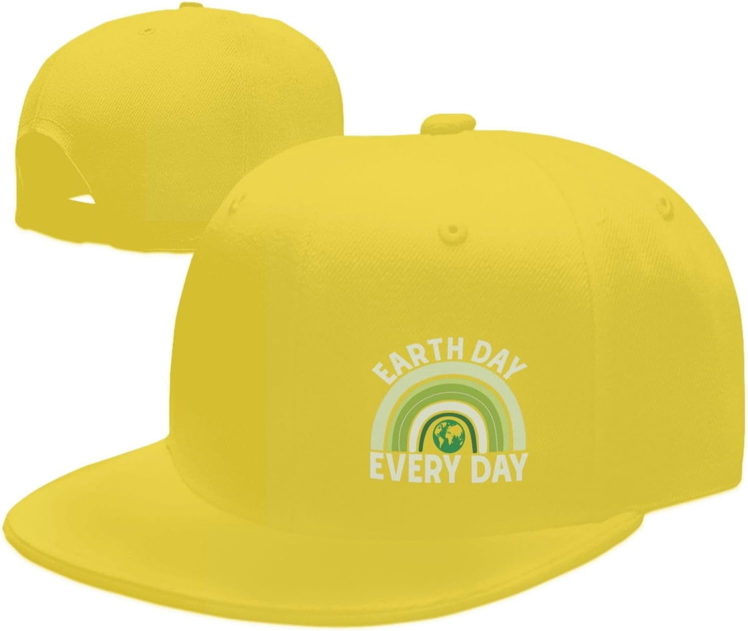 Earth Day Every Day Hat Fashion Trucker Hat Flat Brim Baseball Caps ...