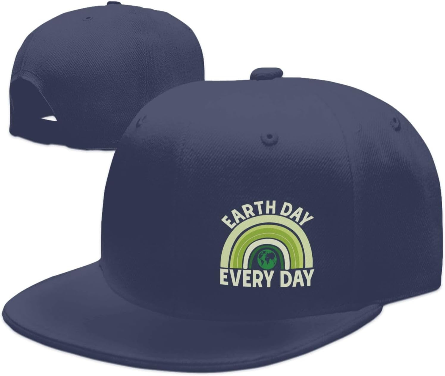 Earth Day Every Day Hat Fashion Trucker Hat Flat Brim Baseball Caps ...
