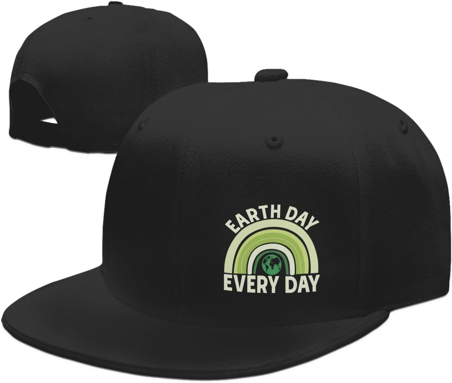 Earth Day Every Day Hat Fashion Trucker Hat Flat Brim Baseball Caps ...