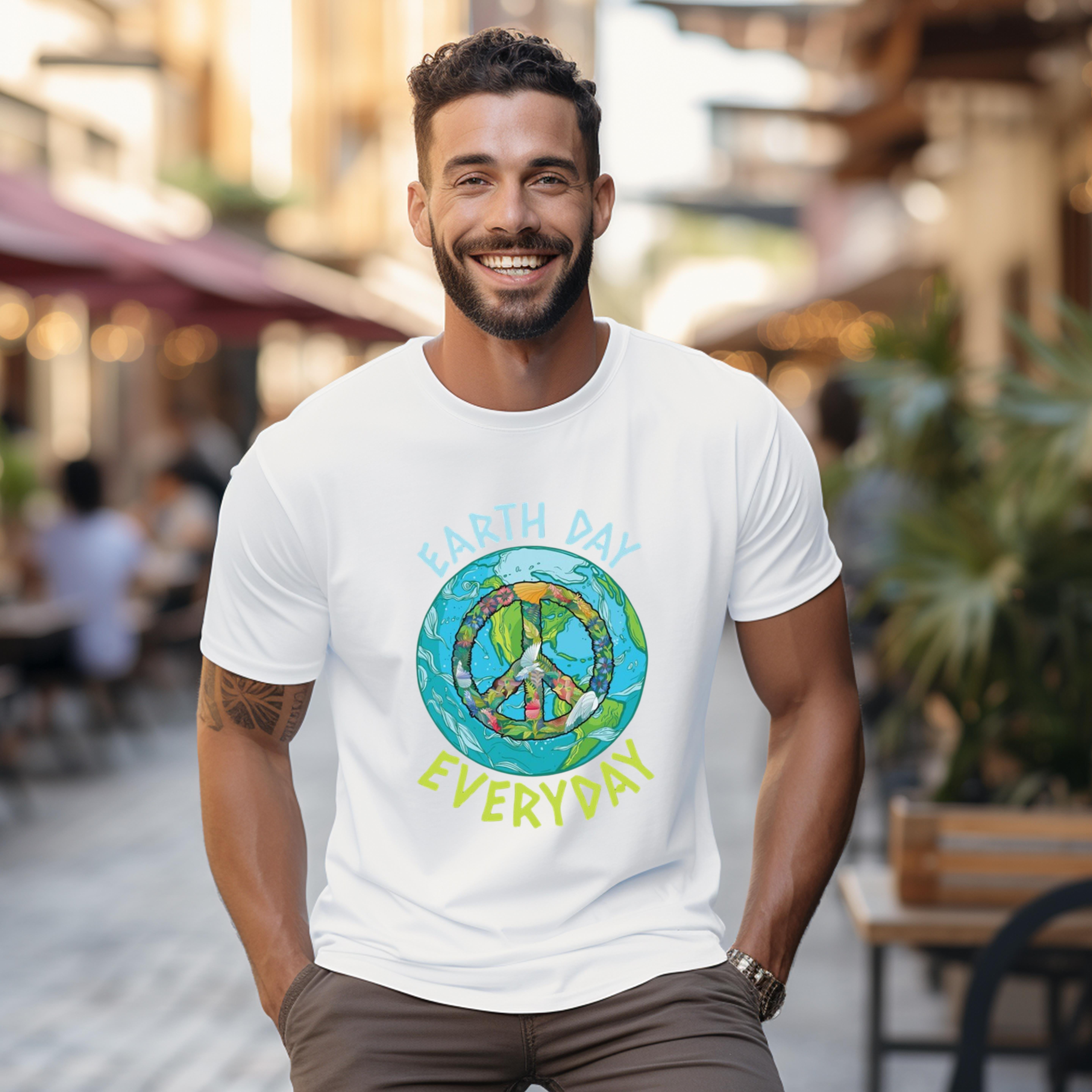 Earth Day Every Day Shirt/Sweatshirt/Hoodie - Planet Peace Symbol ...