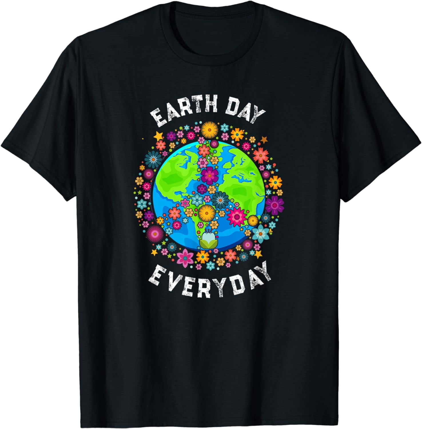 Earth Day Everyday Earth Day LOVE World Environment Day Cotton T-Shirt ...