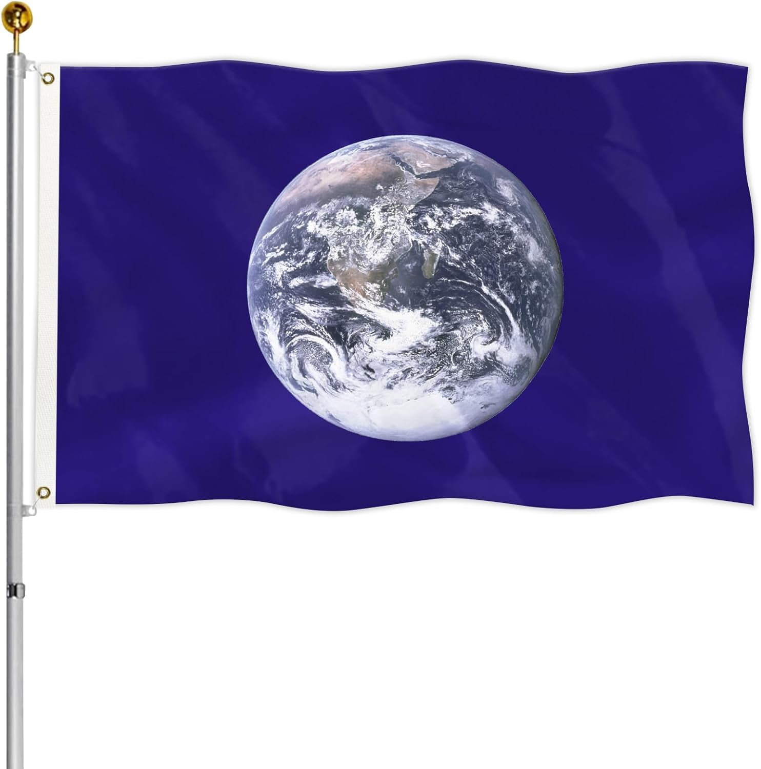 Earth Day Flag Double Side Environmental Awareness Flags with Brass ...