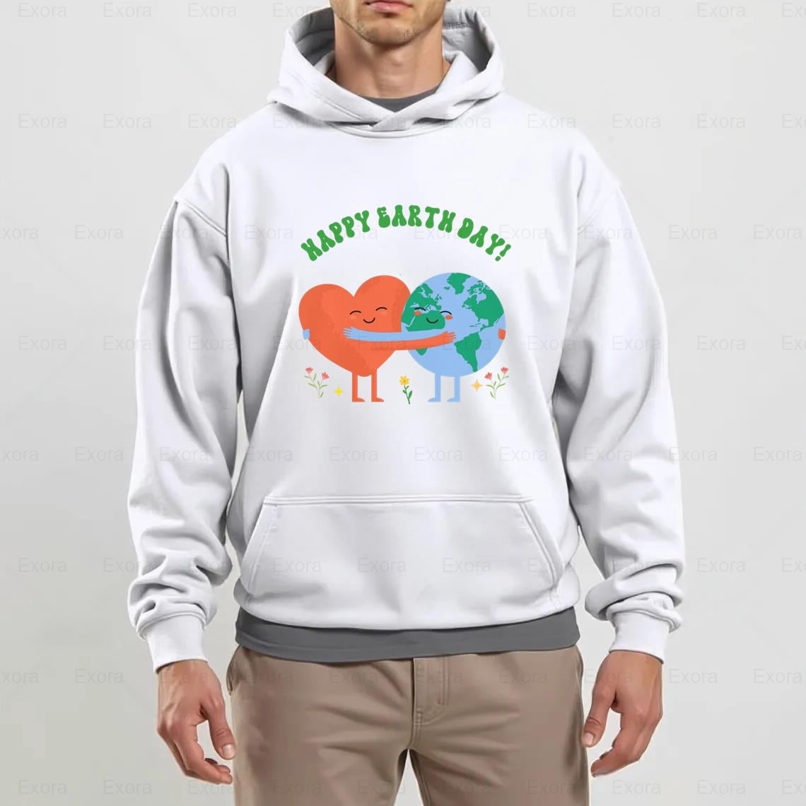 Earth Day Hoodie Recycle & Eco-Friendly Lifestyle, for men & women, up ...