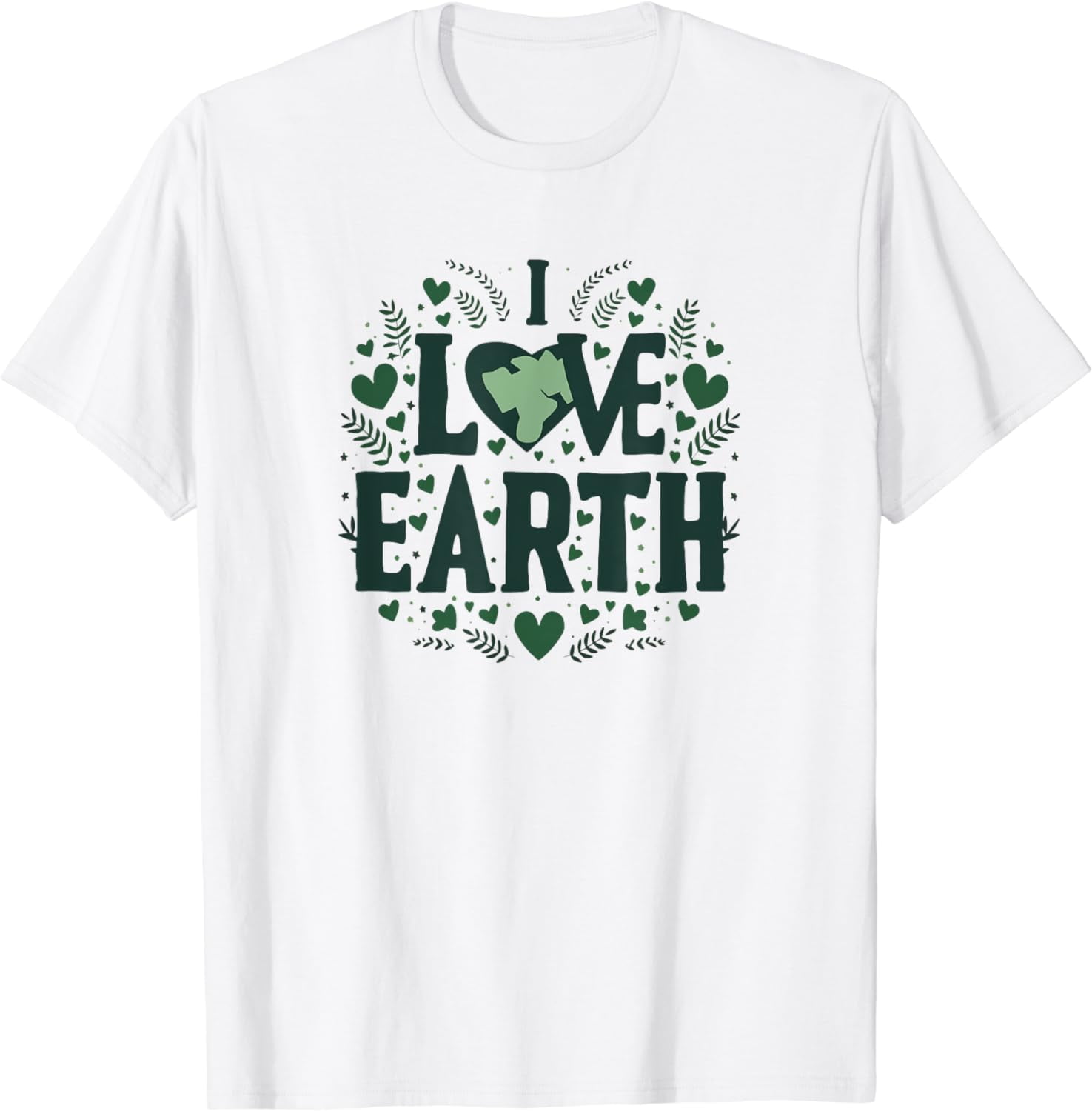 Earth Day I Love Earth Everyday Earth Day T-Shirt - Walmart.com