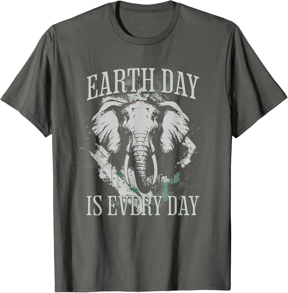 Earth Day Is Every Day Environment Activist Vintage Elephant T-Shirt ...