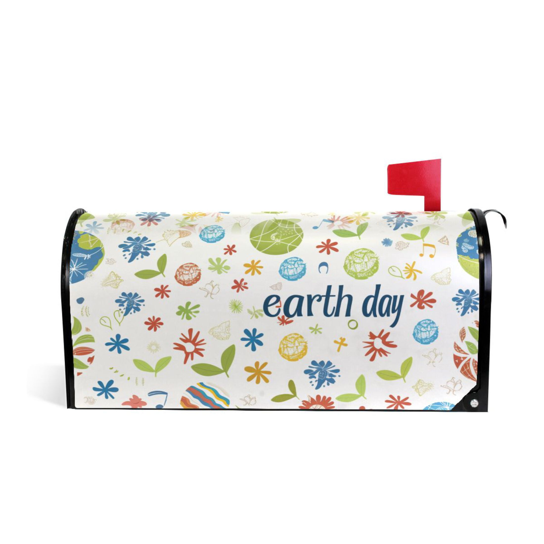 Earth Day Leaf Magnetic Mailbox Covers 21" X 18" Post Letter Box Wraps ...