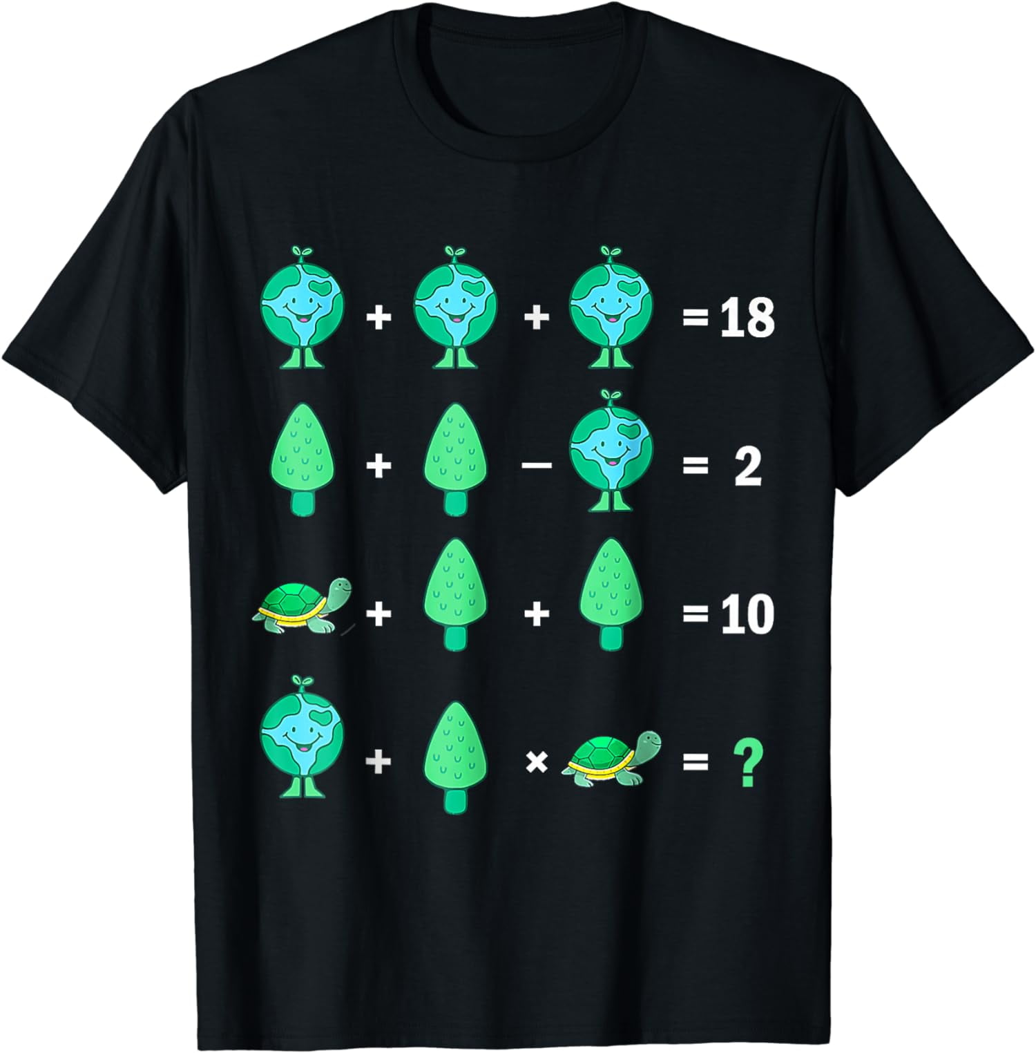 Earth Day Order Of Operations Quiz Math Teacher gift T-Shirt - Walmart.com