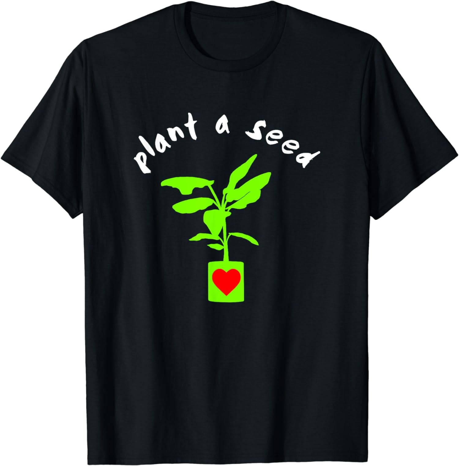 Earth Day Plant A Seed Tree Planting T-Shirt - Walmart.com