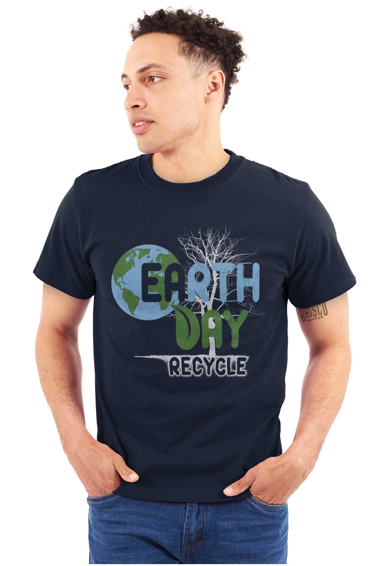 Earth Day Recycle Save Planet Recycle Plus Size Crewneck Graphic Tee ...