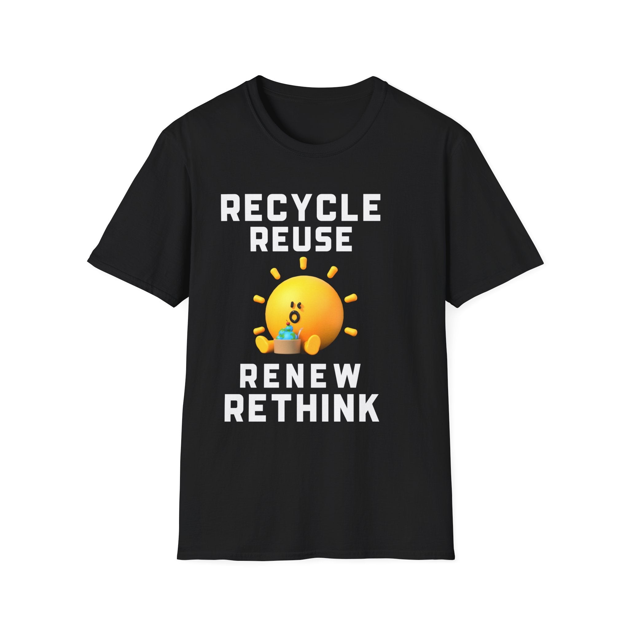 Earth Day Recycling Symbol Reuse Renew Rethink Recycle Shirts for Men ...