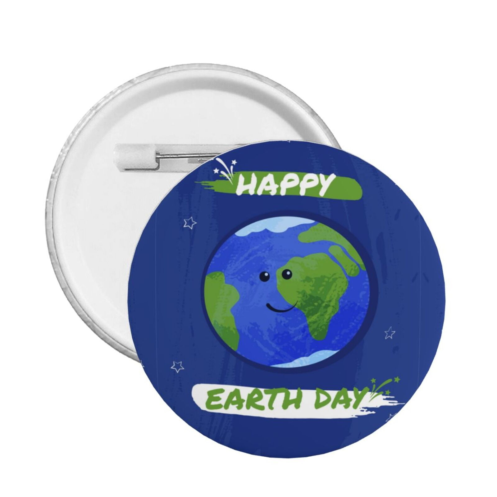 Earth Day Round Button Badges for Backpacks Funny Buttons Pins Clothing ...