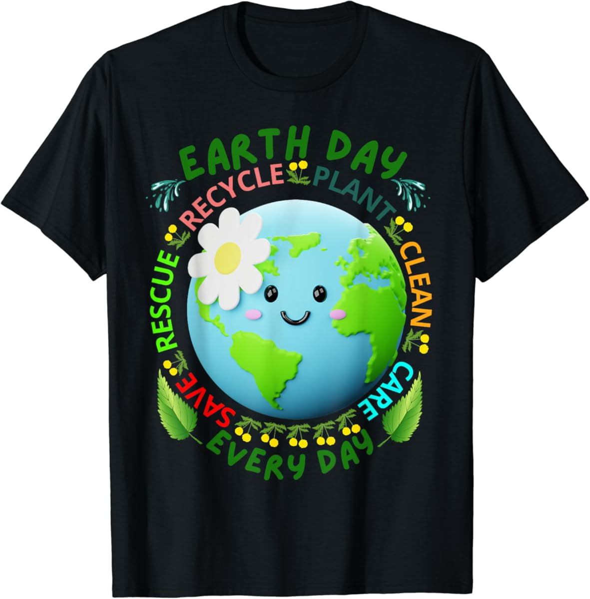 Earth Day Teacher Environment Day Recycle Earth Every Day Unisex T ...