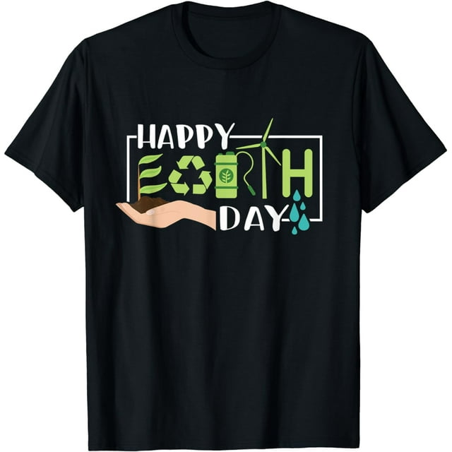 Earth Day Tree Planting Environmental Awareness Green World T-Shirt ...