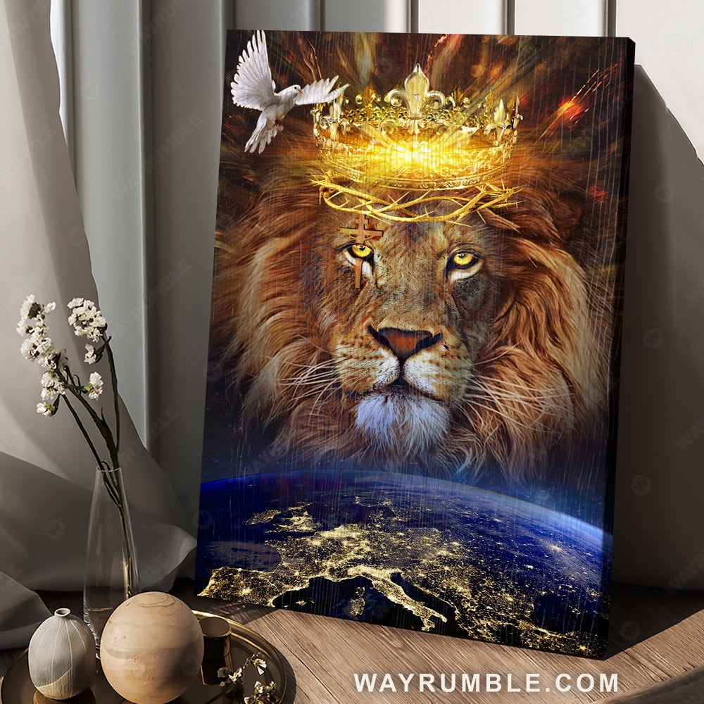 Earth Drawing, Lion Of Judah, Holy Spirit Dove, Gorgeous King Crown ...