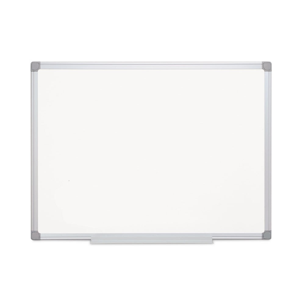 MasterVision MA0300790 Earth Silver 36 in. x 24 in. Easy Clean Dry ...