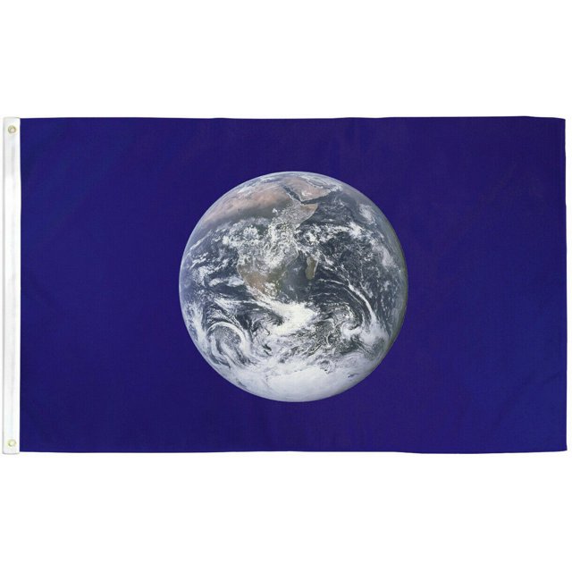Earth Flag 3x5ft Planet Earth Flag Earth Day Flag Earth Space Navy 5x3 ...