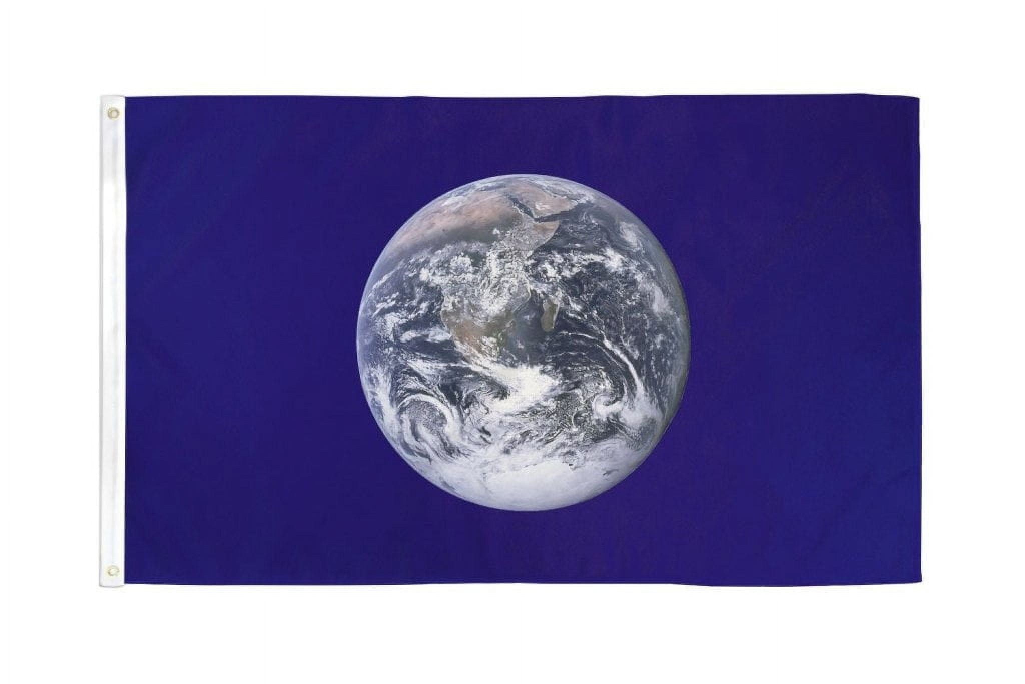 Earth Flag 3x5ft Poly - Walmart.com