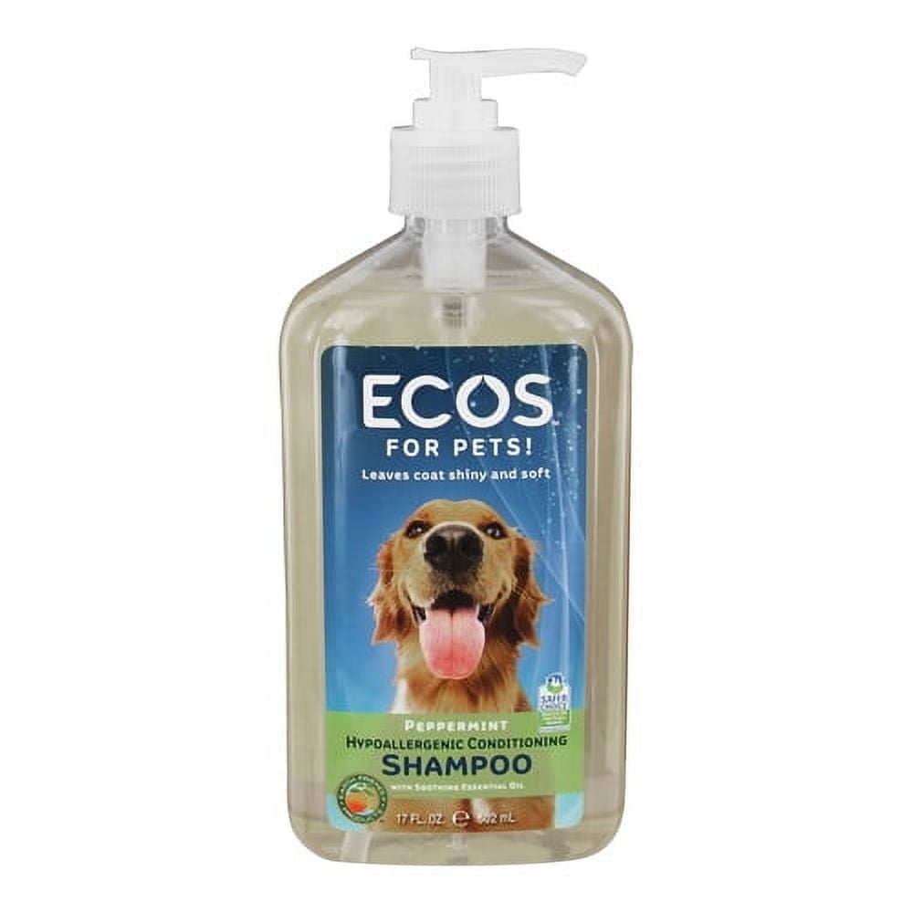 Earth Friendly ECOS For Pet Conditioning Shampoo Natural Peppermint, 17 ...
