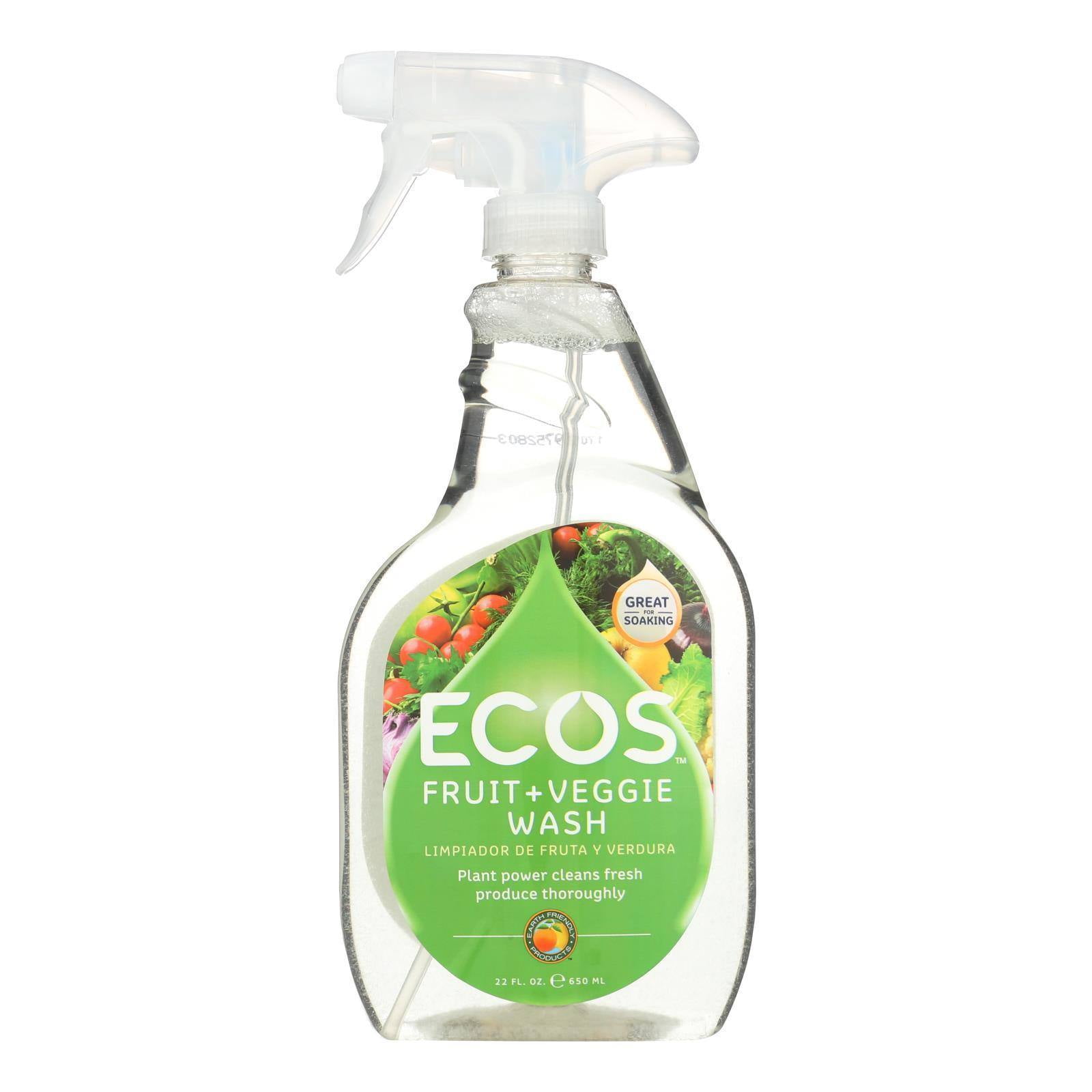 Earth Friendly Fruit and Vegetable Wash - Case of 6 - 22 FL oz ...