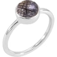 Earth Gems Jewelry Tourmalinated Quartz Ring for Women – 925 Sterling ...