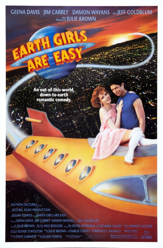 Earth Girls Are Easy Movie Poster Metal Sign 8in x 12in Metal Print ...