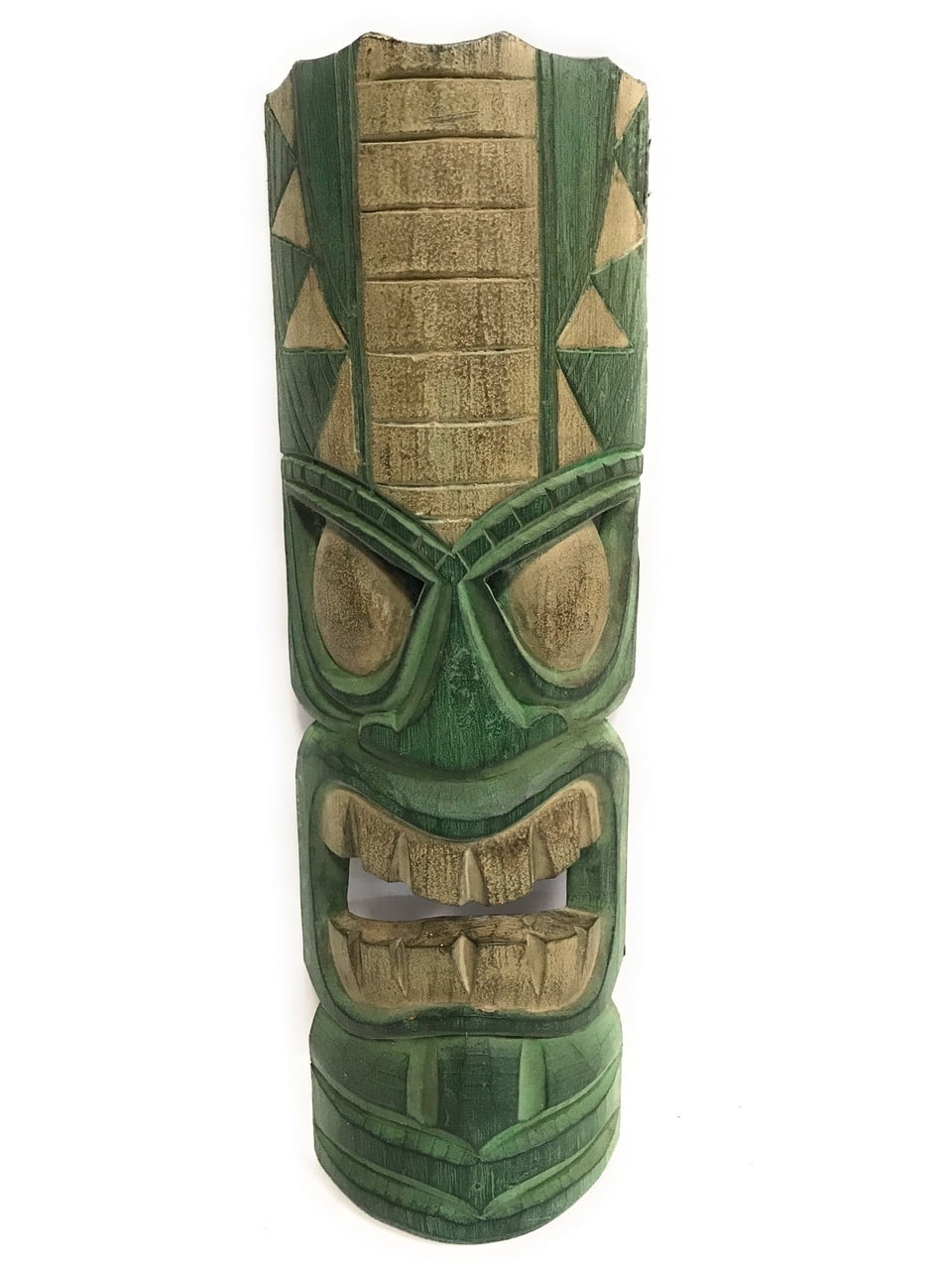 Earth Green Tiki Mask 20" - Wall Decor | #dpt514050 - Walmart.com