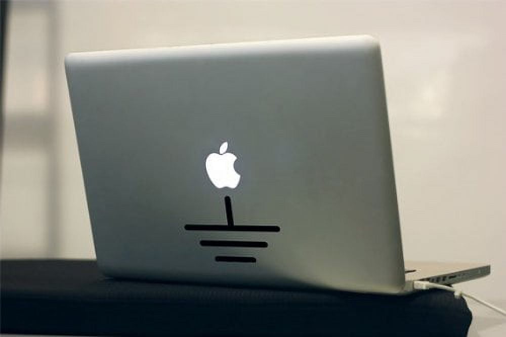 Earth Ground Symbol Electrical- Black Vinyl Decal for Macbook - Walmart.com