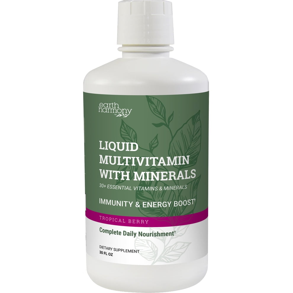 Earth Harmony Liquid Multivitamins - 32 fl oz - Walmart.com