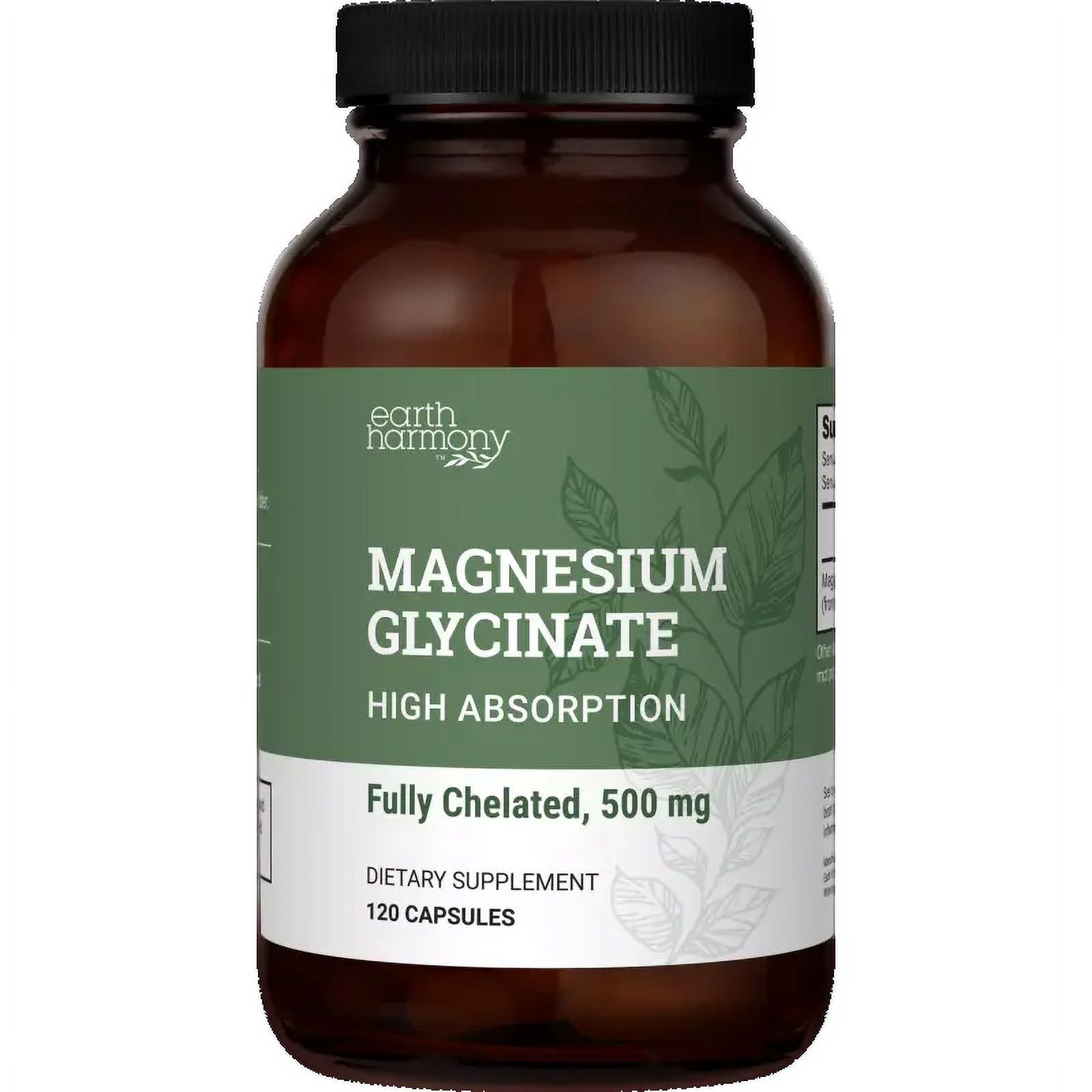 Earth_Harmony_Magnesium_Glycinate_500Mg,_2_Pack___120_Vegetarian ...