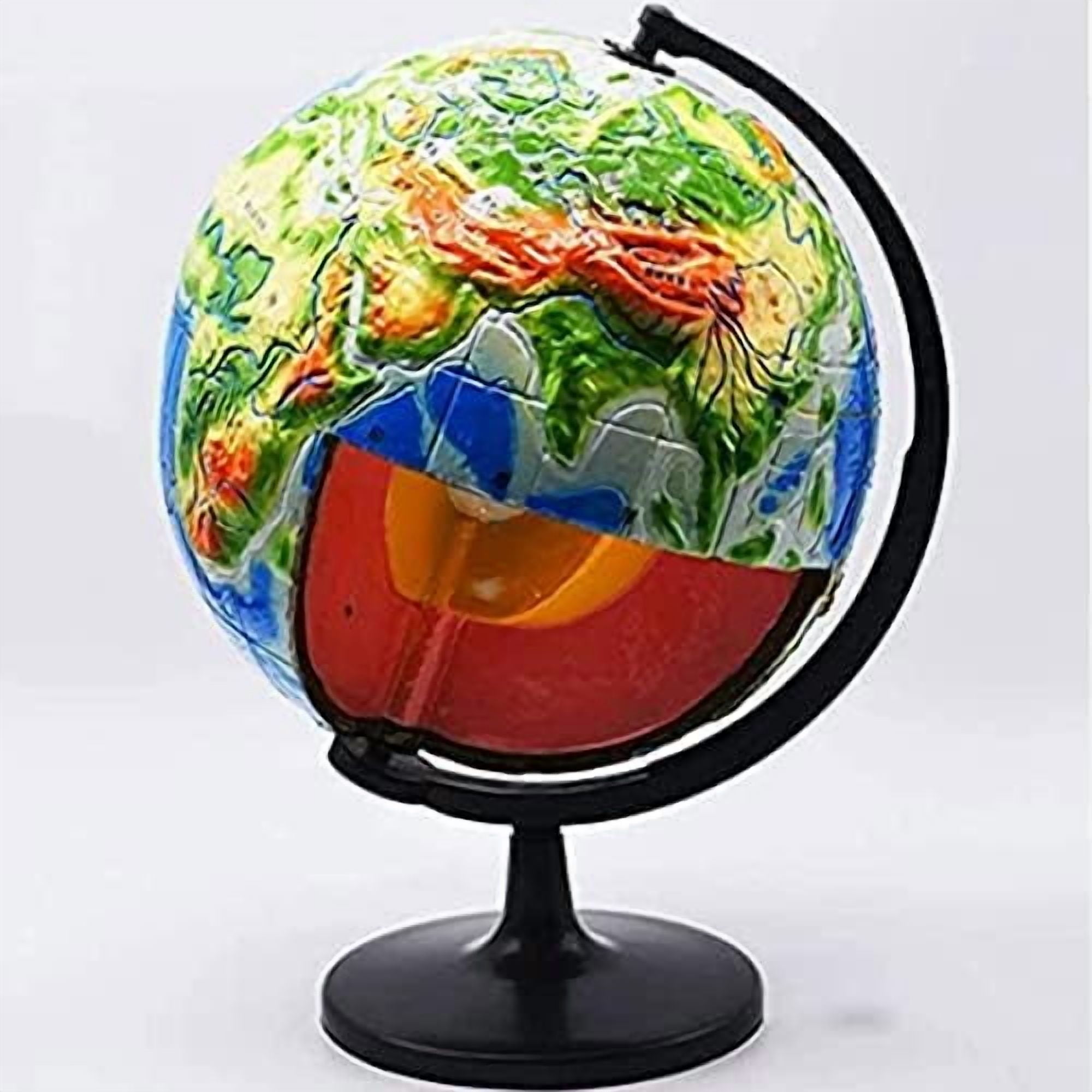 Earth Internal Structural Model, Earth Structure Model, Terrain Crustal ...