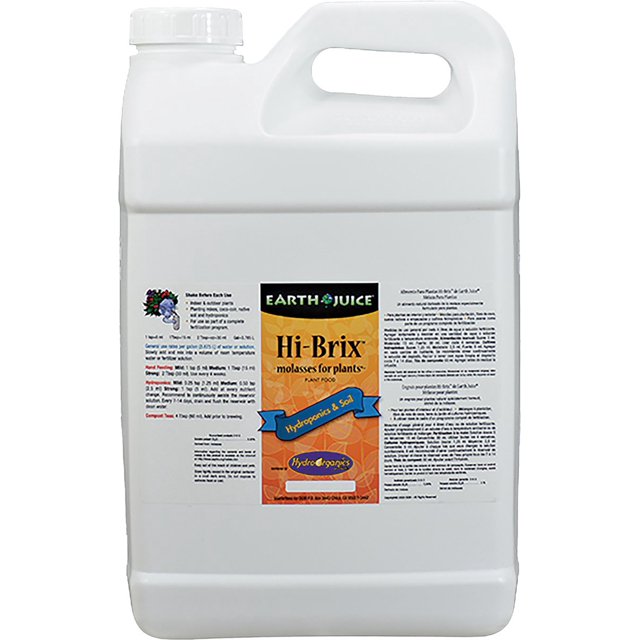 Earth Juice Hi-Brix Molasses Liquid Plant Food, 0-0-1 Fertilizer, 2.5 ...