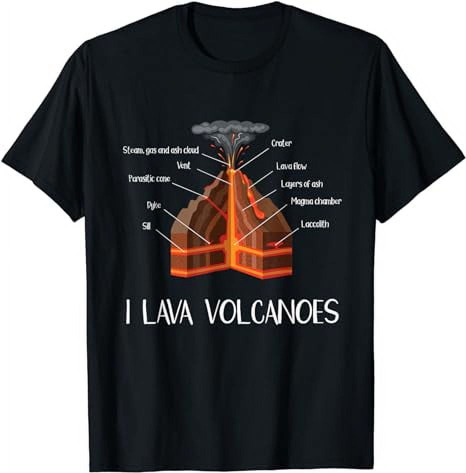 Earth Magma Tshirt Lava Volcano Geology Science Gift Kids T-Shirt ...