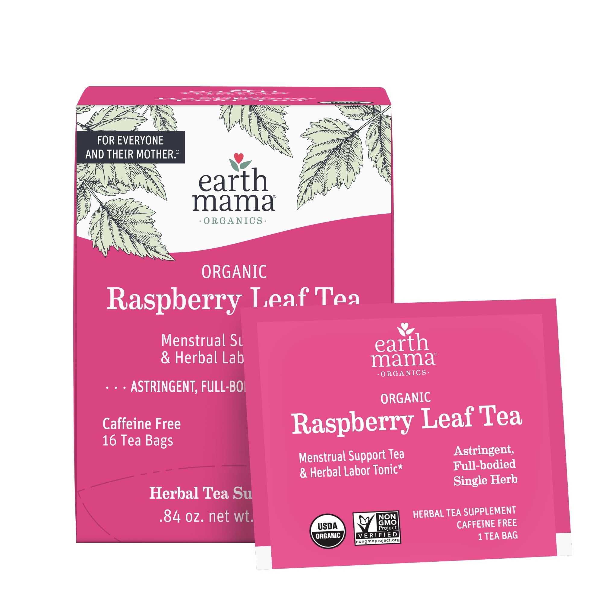 Earth Mama Organic Red Raspberry Leaf Tea for Pregnancy Herbal Labor ...