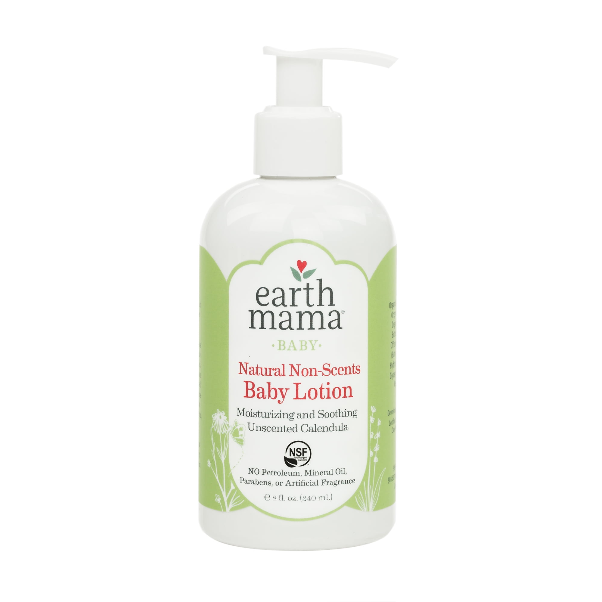 Earth Mama Simply Non-Scents Baby Lotion for Sensitive Skin, Unscented ...