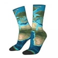 Earth Map Stockings Map of the World Custom Korean Socks Spring Anti ...