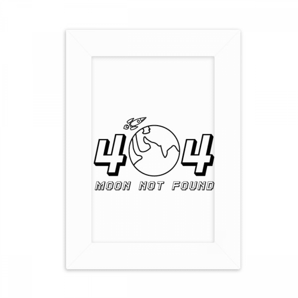 Earth Moon Around Spacecraft Desktop Photo Frame Picture Display ...