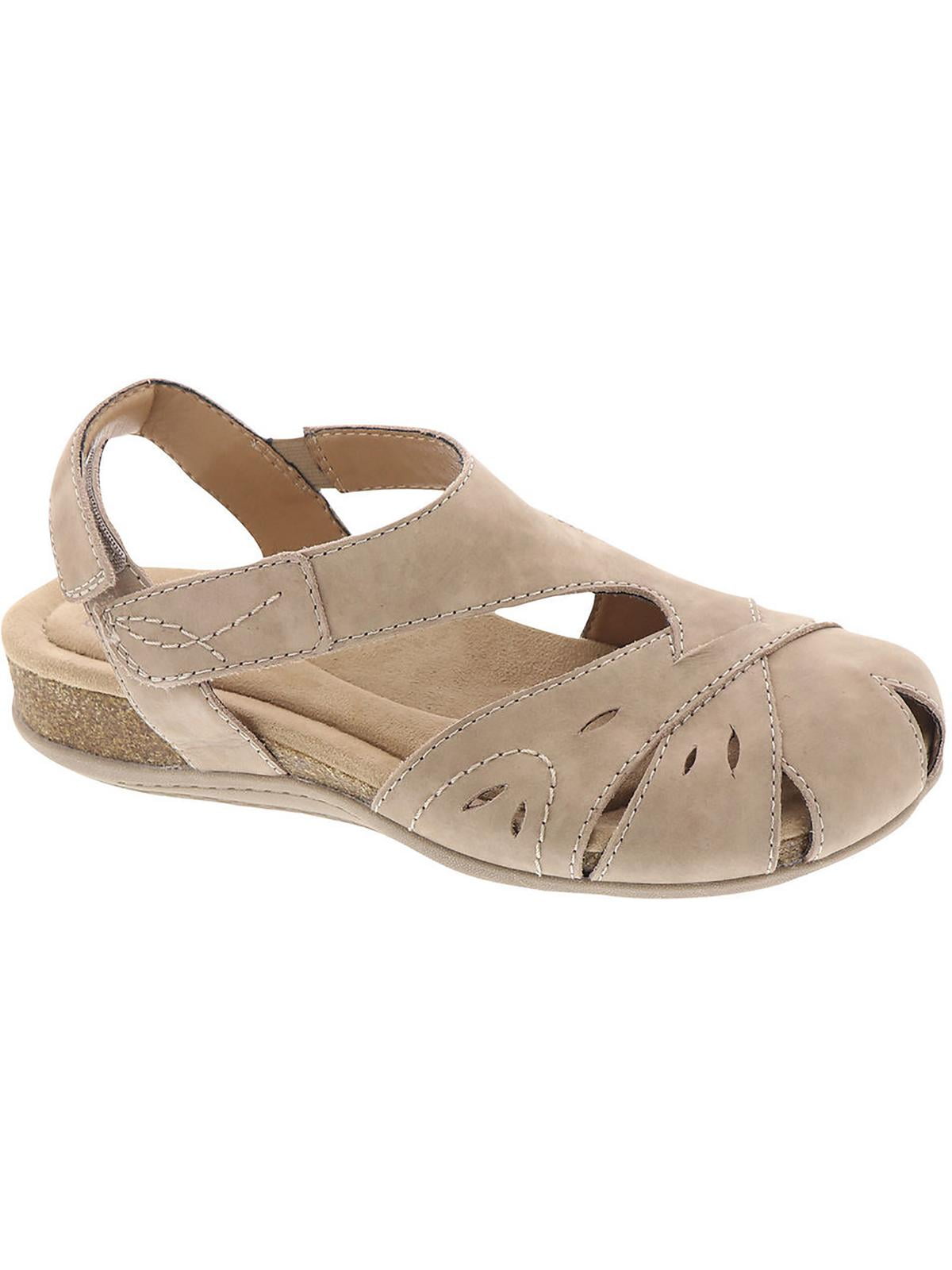 Earth Origins Womens Birdine Laceless Leather Slingback Sandals ...