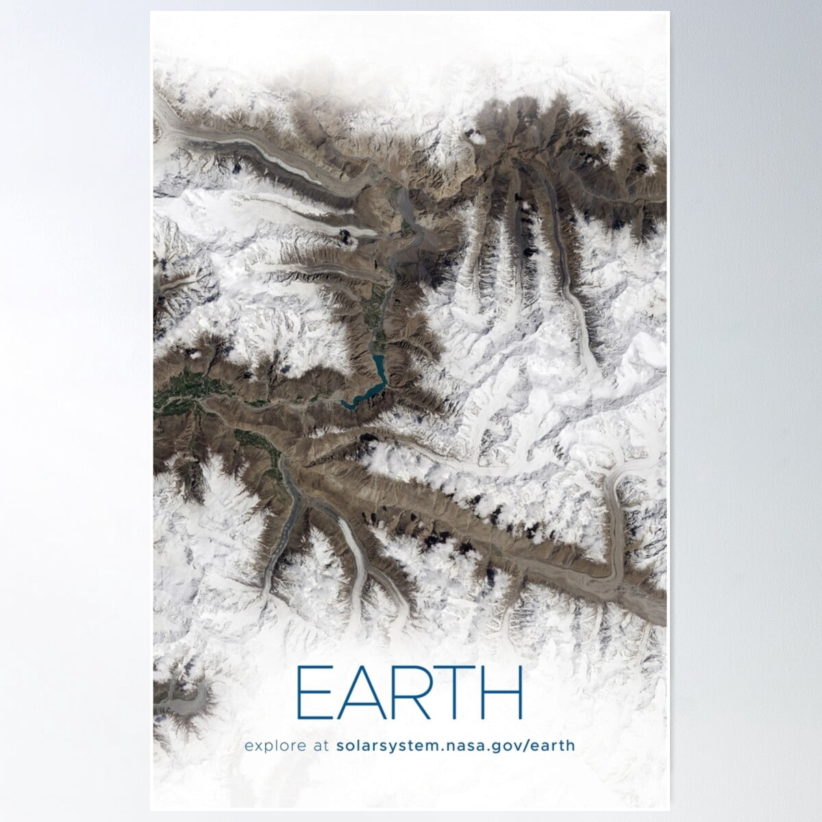 Earth Poster - Explore Solar System By The National Aeronautics And ...