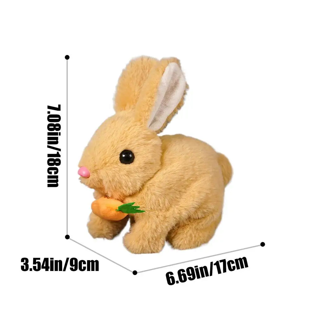 Interactive Easter Plush Bunny Toy - Electronic Pet with Sounds ...